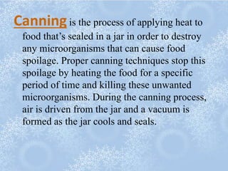 Food preservation | PPTX
