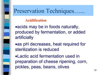 Food preservation | PDF