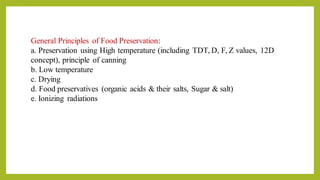 Food preservation | PPT