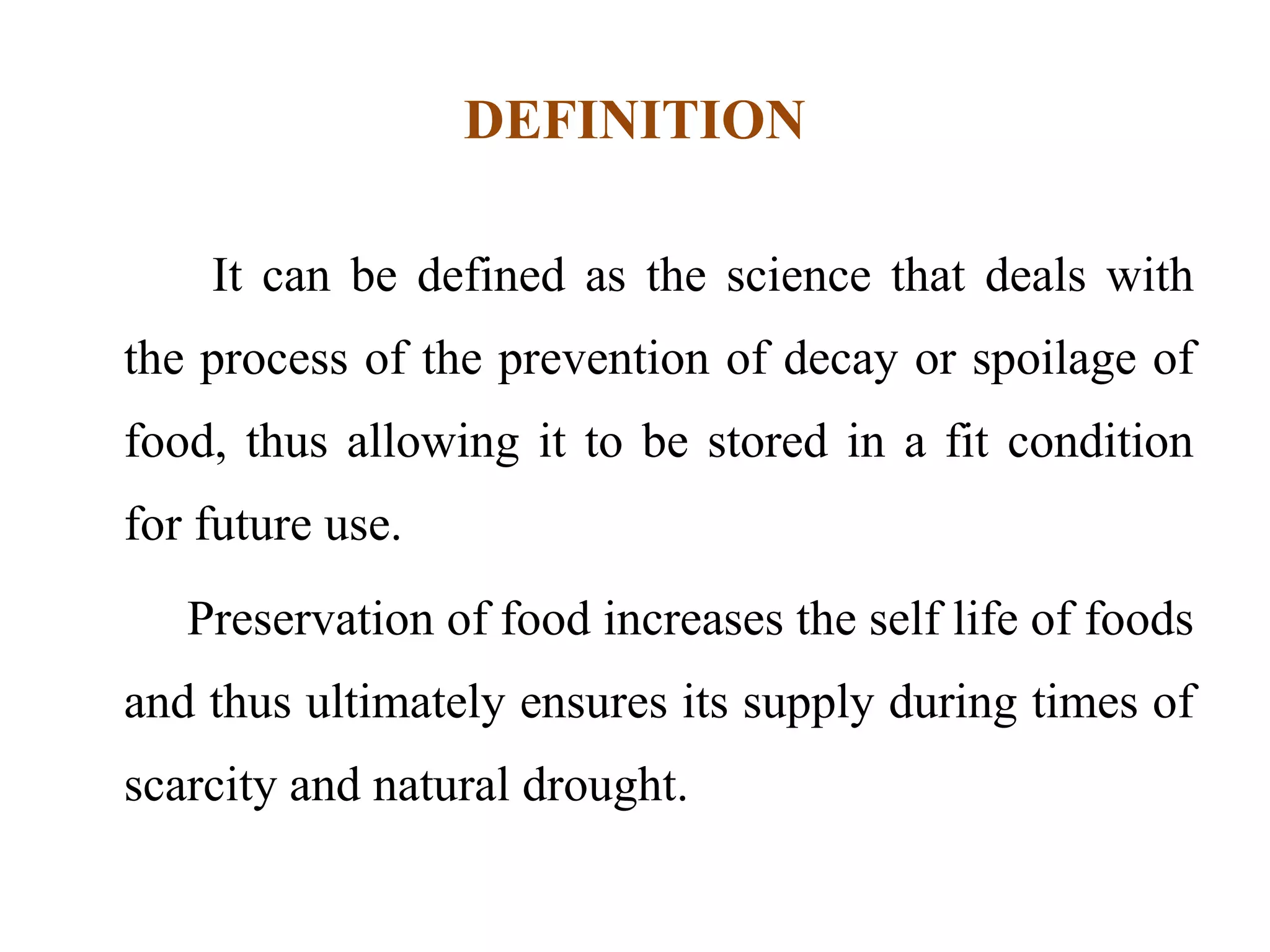 Food Preservation | PDF