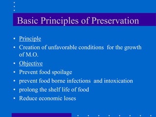 Food preservation.ppt. This power point presentation contains topics ...