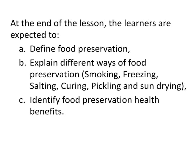 Food Preservation Drying, Salting and Freezing.ppt | Healthy Cooking ...