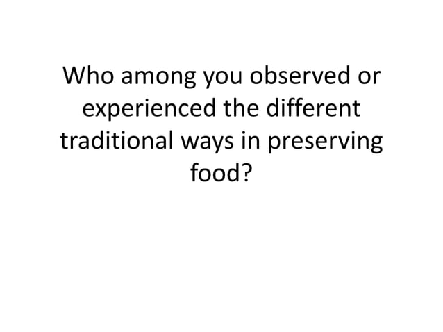 Food Preservation Drying, Salting and Freezing.ppt | Healthy Cooking ...