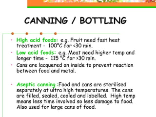 Food preservation commercial | PPT
