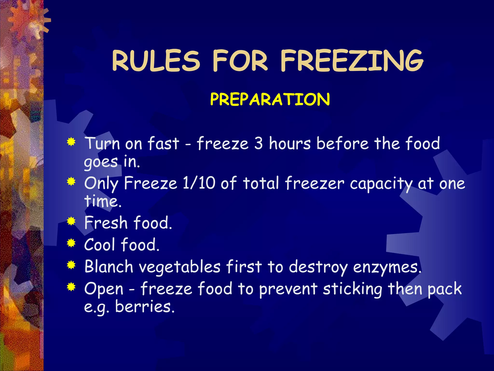 Food preservation freezing | PPT