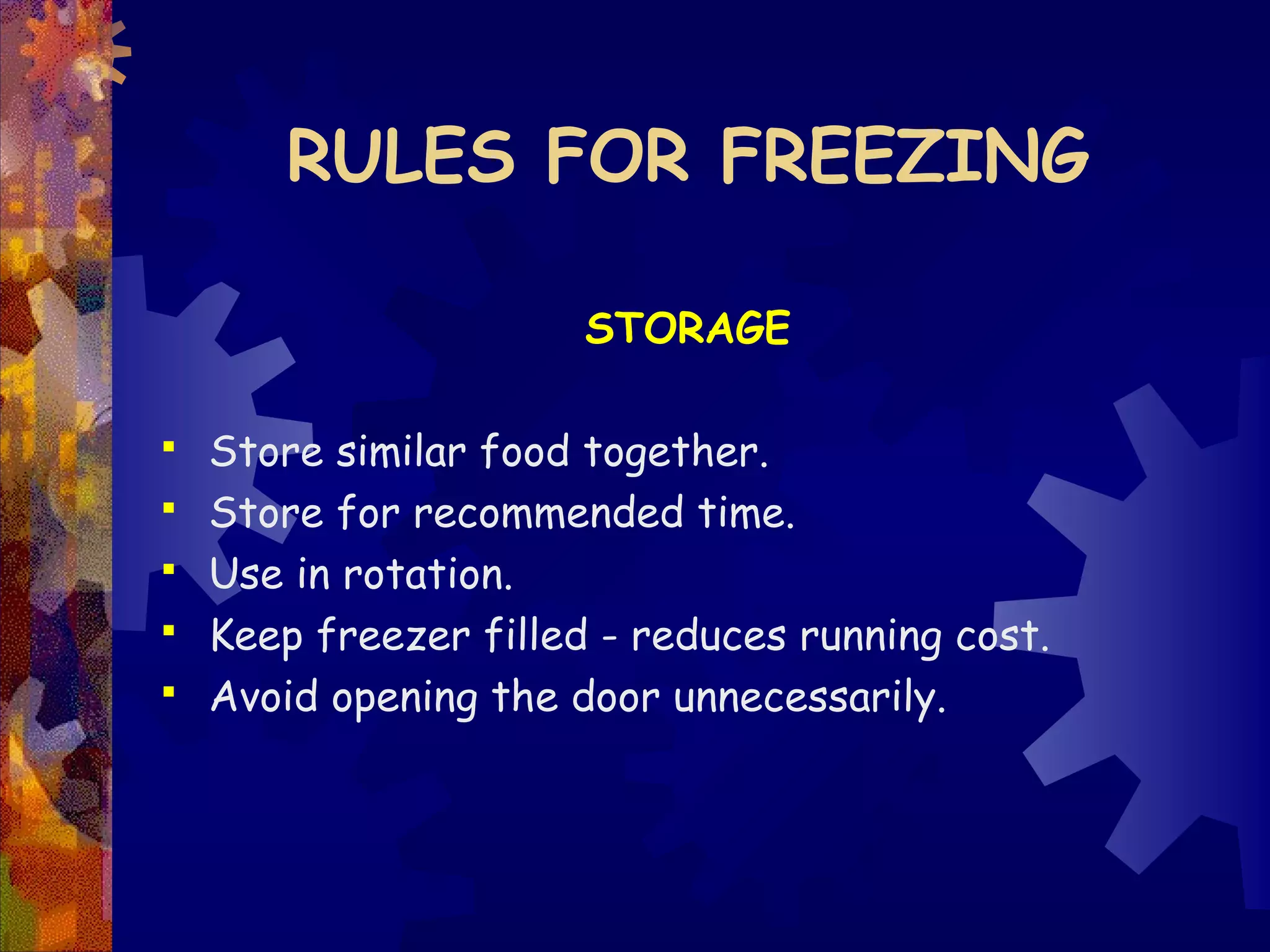 Food preservation freezing | PPT