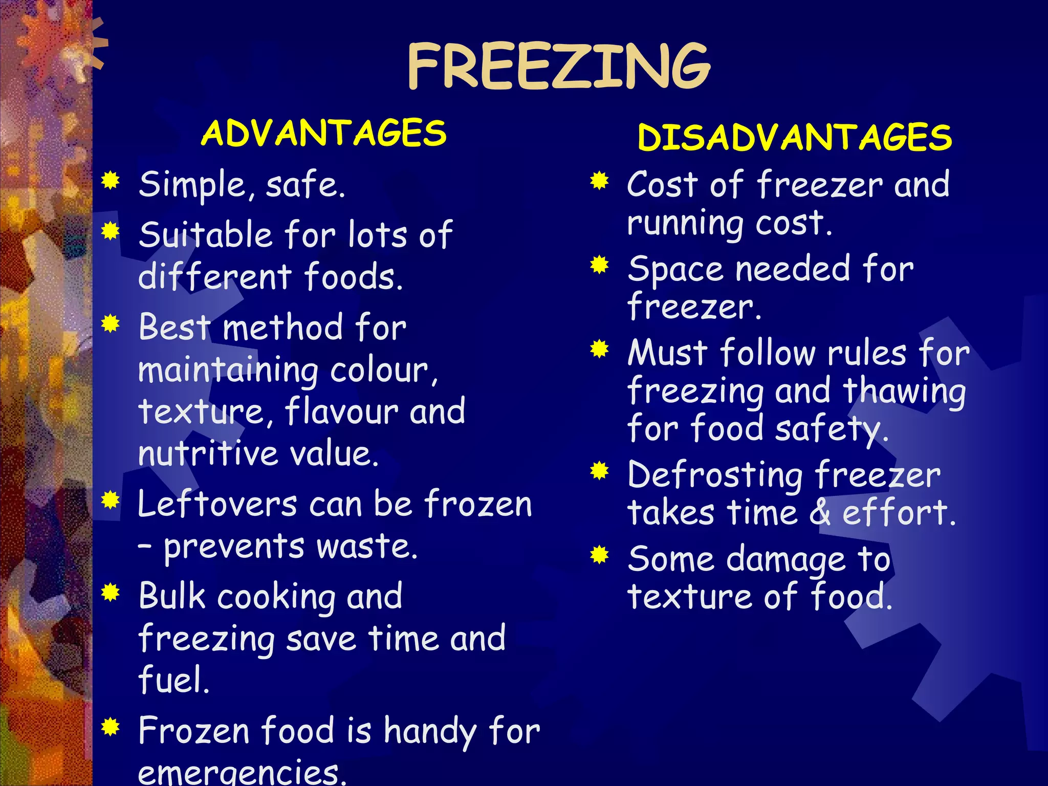 Food preservation freezing | PPT