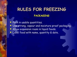 Food preservation freezing | PPT