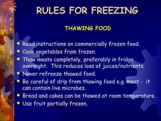 Food preservation freezing | PPT