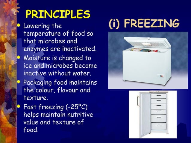 Food preservation freezing | PPT