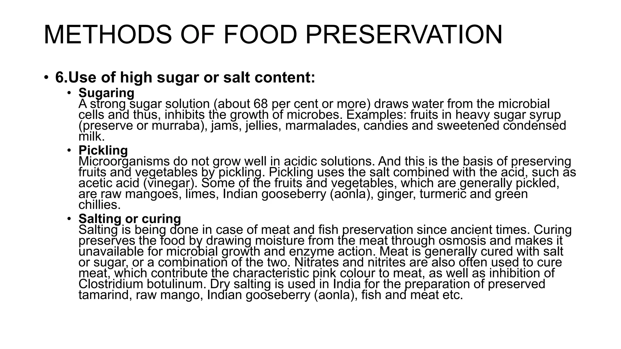 Food preservation and storage | PPTX