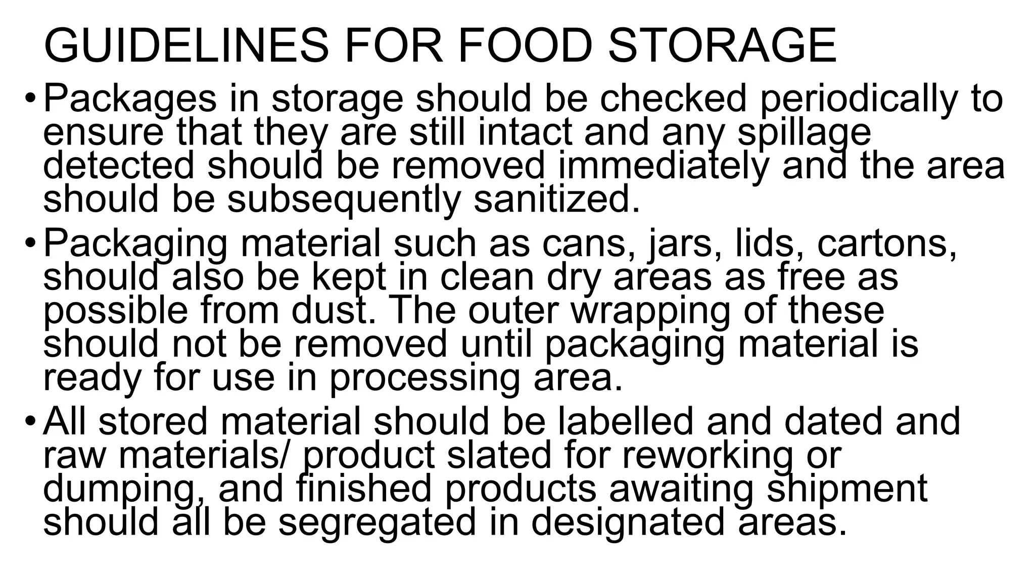 Food preservation and storage | PPTX