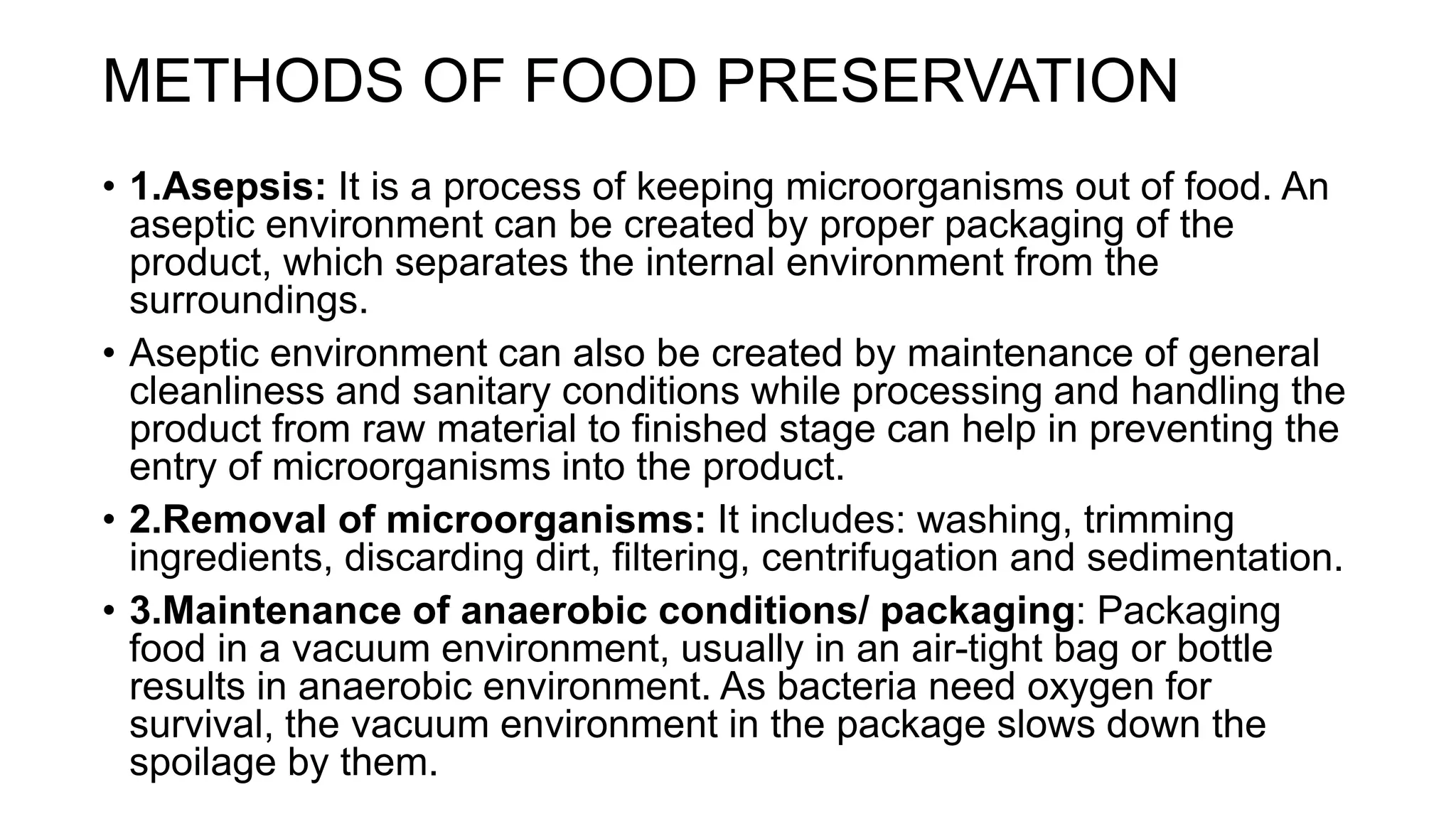 Food preservation and storage | PPTX