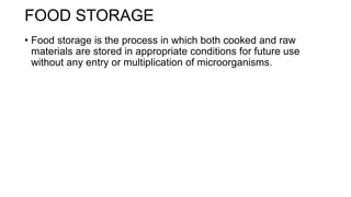 Food preservation and storage | PPTX