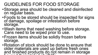 Food preservation and storage | PPTX