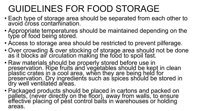 Food preservation and storage | PPTX | Healthy Cooking and Eating ...