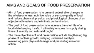 Food preservation and storage | PPTX