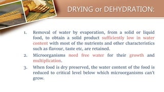 Food Preservation by Drying - Premraja N.pptx