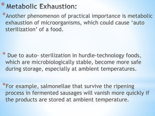 Food preservation by hurdle technology | PPTX