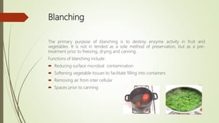 Food preservation by thermal processing | PPTX
