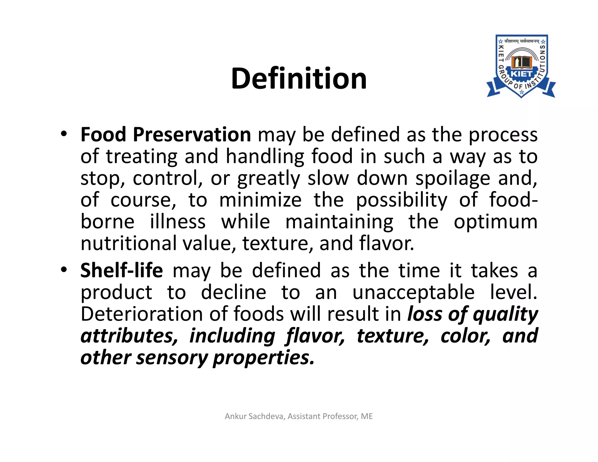 Food Preservation, Cold storage and Refrigerators.pdf