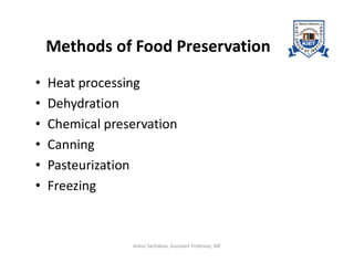 Food Preservation, Cold storage and Refrigerators.pdf