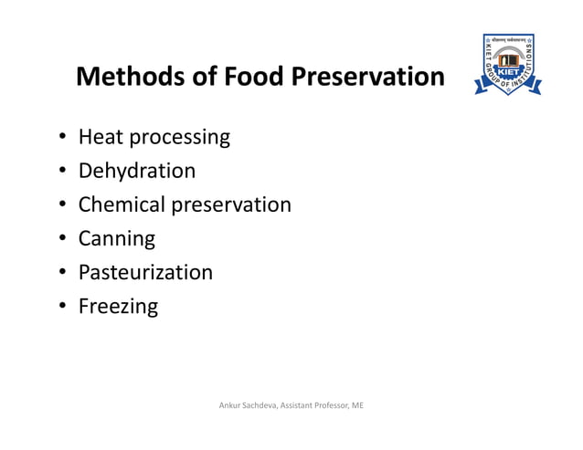 Food Preservation, Cold storage and Refrigerators.pdf