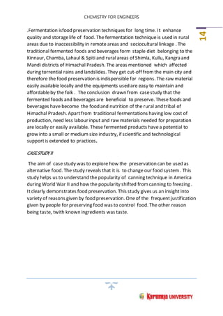 Food preservation methodology report | DOCX