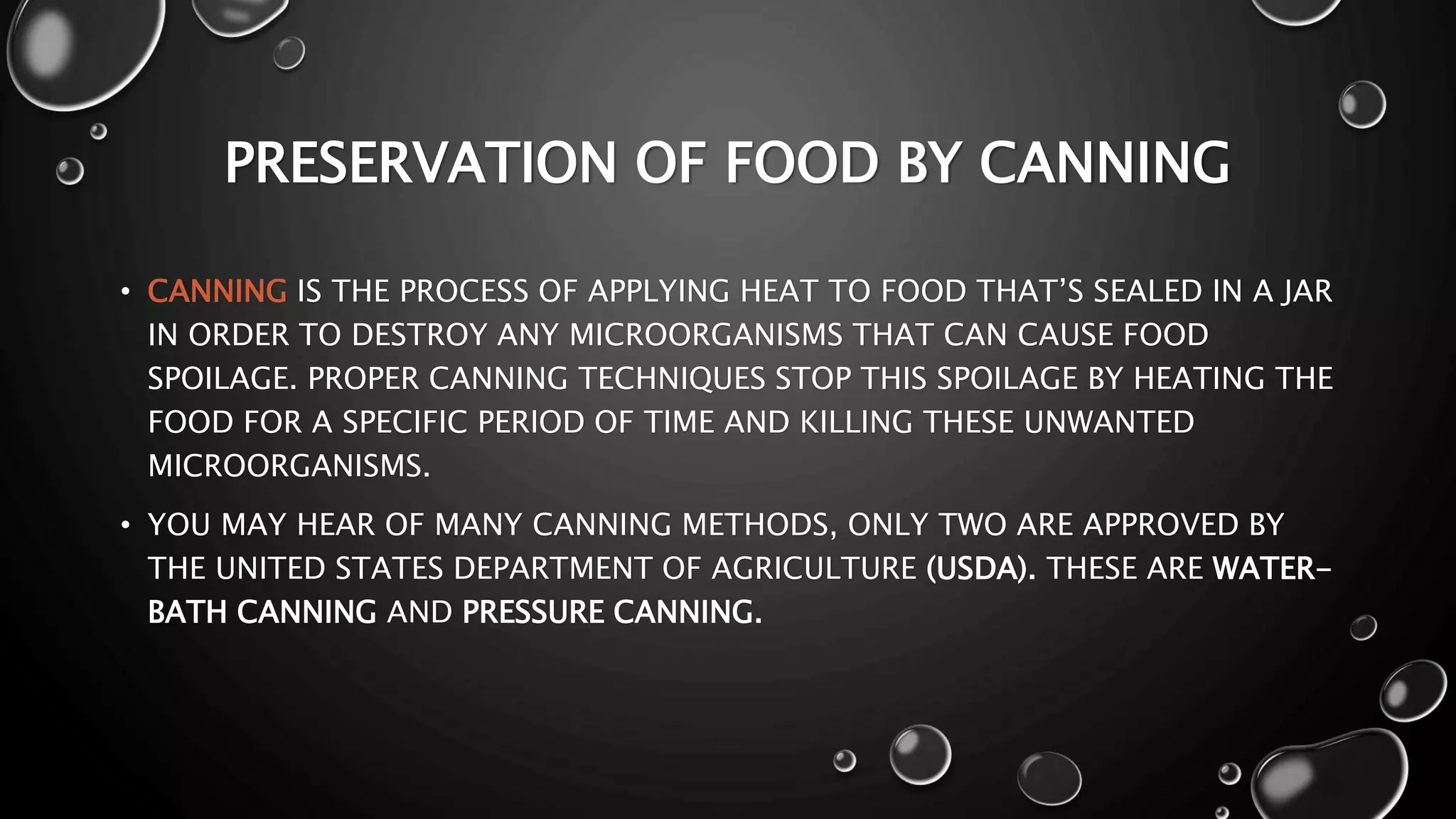 Food preservation or food preservation by high temperature | PPTX