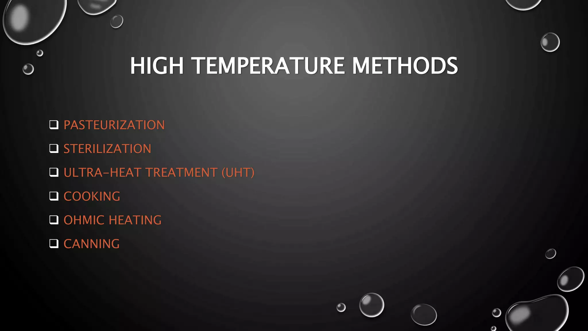 Food preservation or food preservation by high temperature | PPTX
