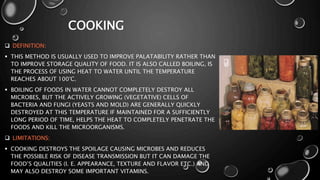 Food preservation or food preservation by high temperature | PPTX