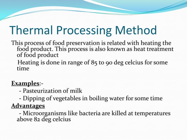 Food preservation techniques | PPTX | Chemistry | Science