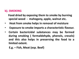 FOOD PRESERVATION TECHNIQUES SMG | PPTX