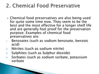 Food preservatives | PPTX