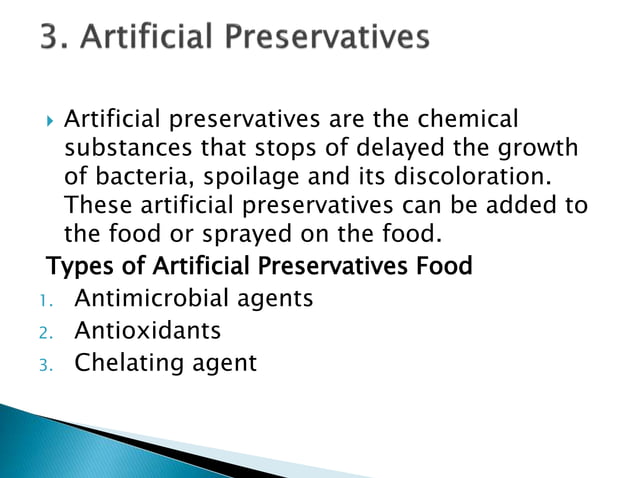 Food preservatives | PPTX