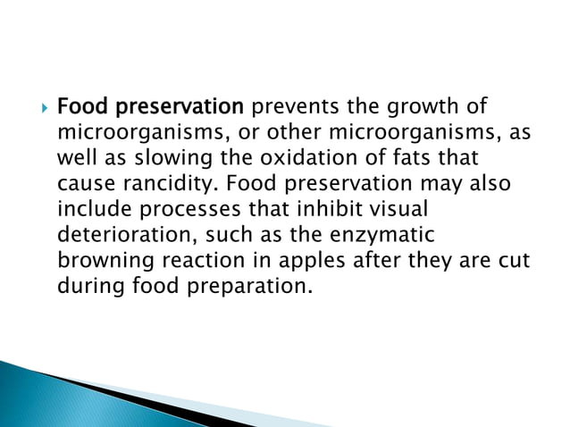 Food preservatives | PPTX
