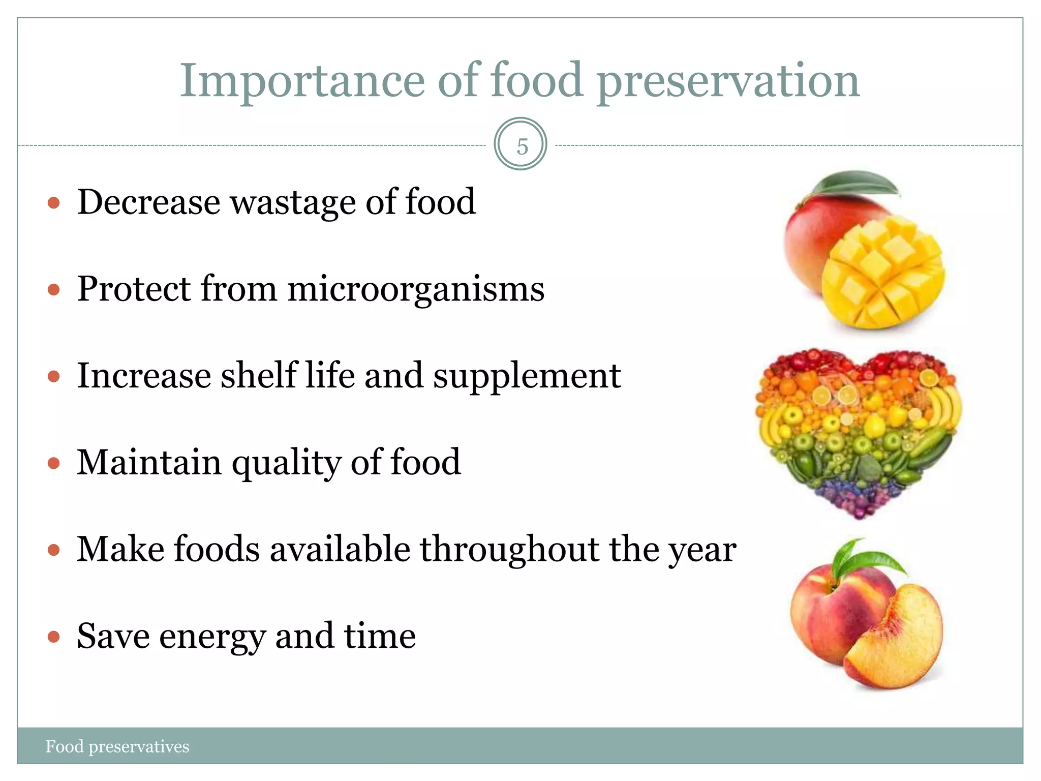 Food preservatives | PPTX