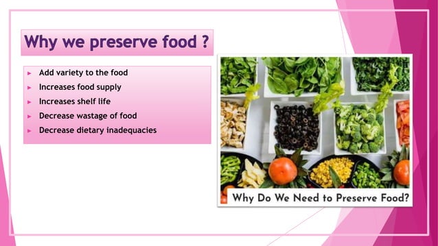 Basic Principle and technique of food preservation | PPTX