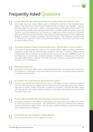 Food Intolerance Guide | PDF | Digestive Disorders | Diseases and ...