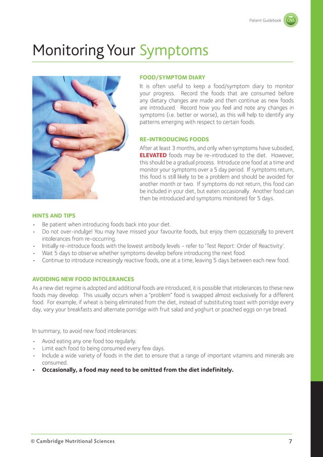 Food Intolerance Guide | PDF
