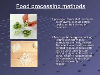 Food processing | PPT
