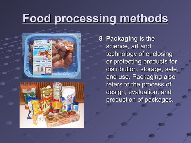 Food processing
