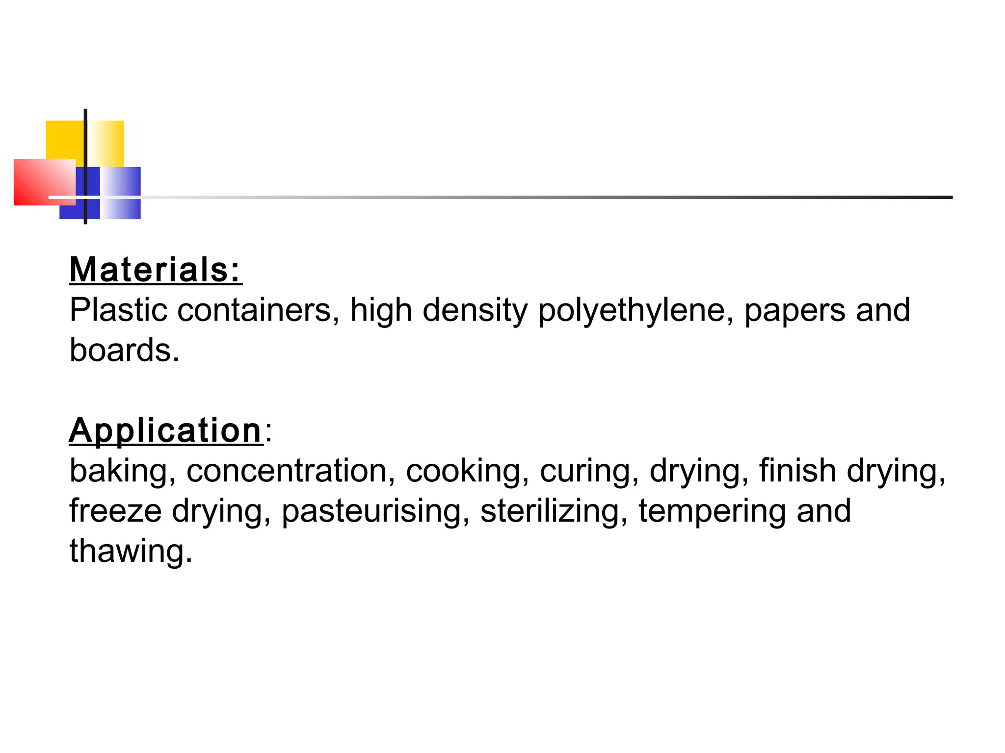 Techniques in Food Processing | PPT