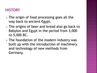 Food processing | PPTX