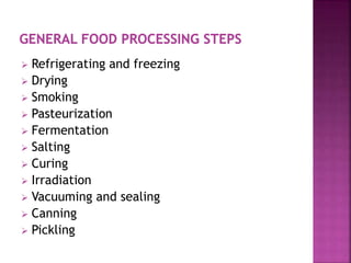 Food processing | PPT