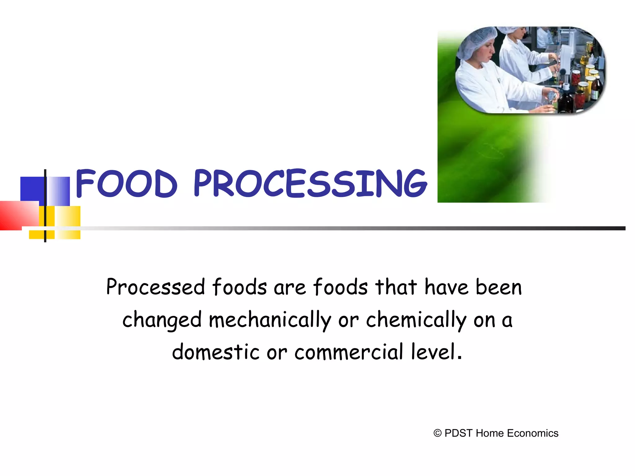 Food processing | PPT