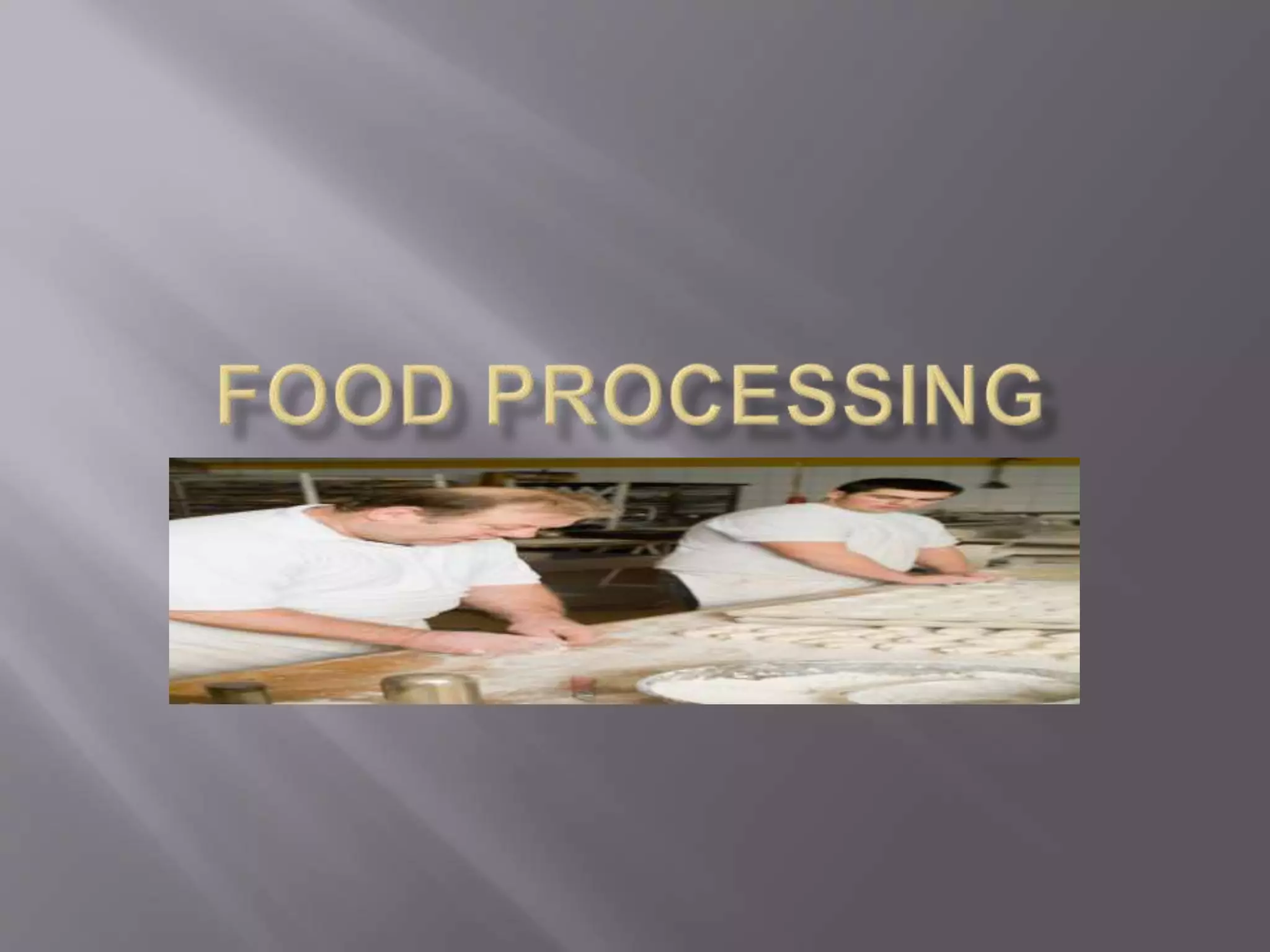 Foodprocessing | PPTX