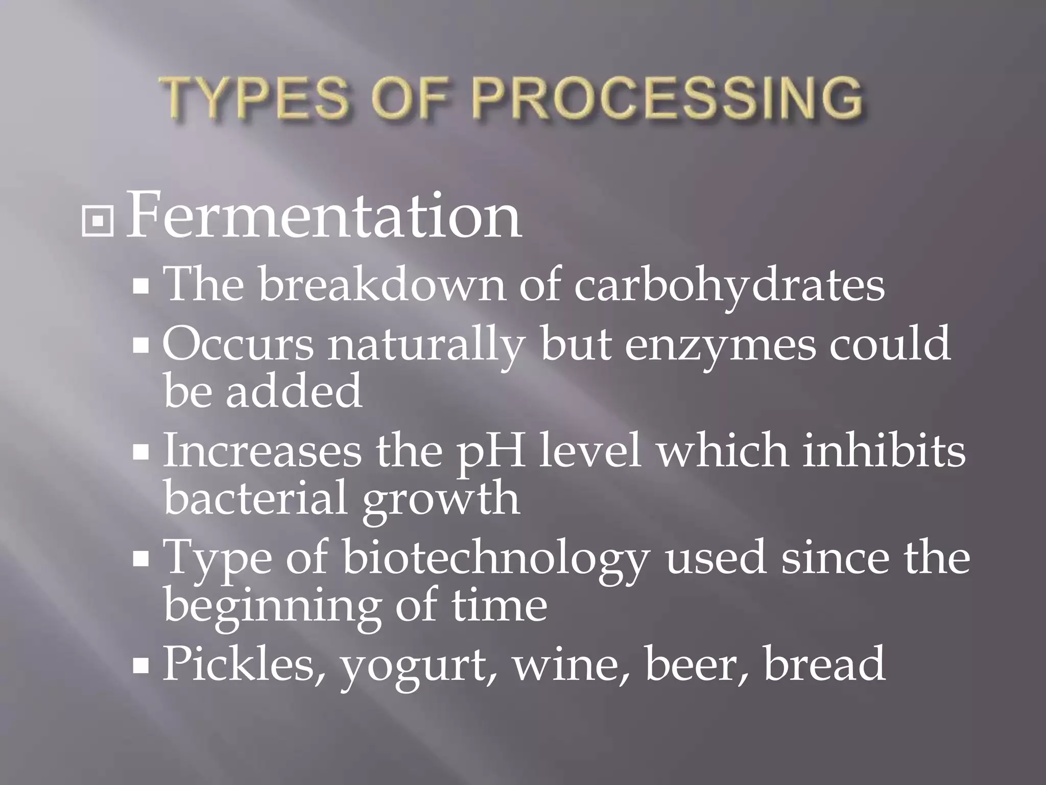 Foodprocessing | PPTX