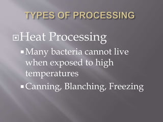 Foodprocessing | PPTX
