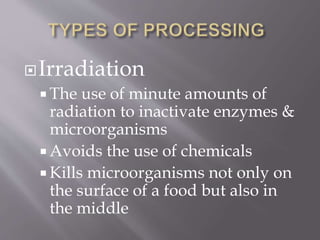 Foodprocessing | PPTX